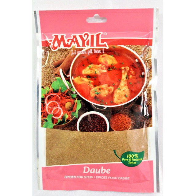 daube mayil, mélange d'épices sachet 50 gr